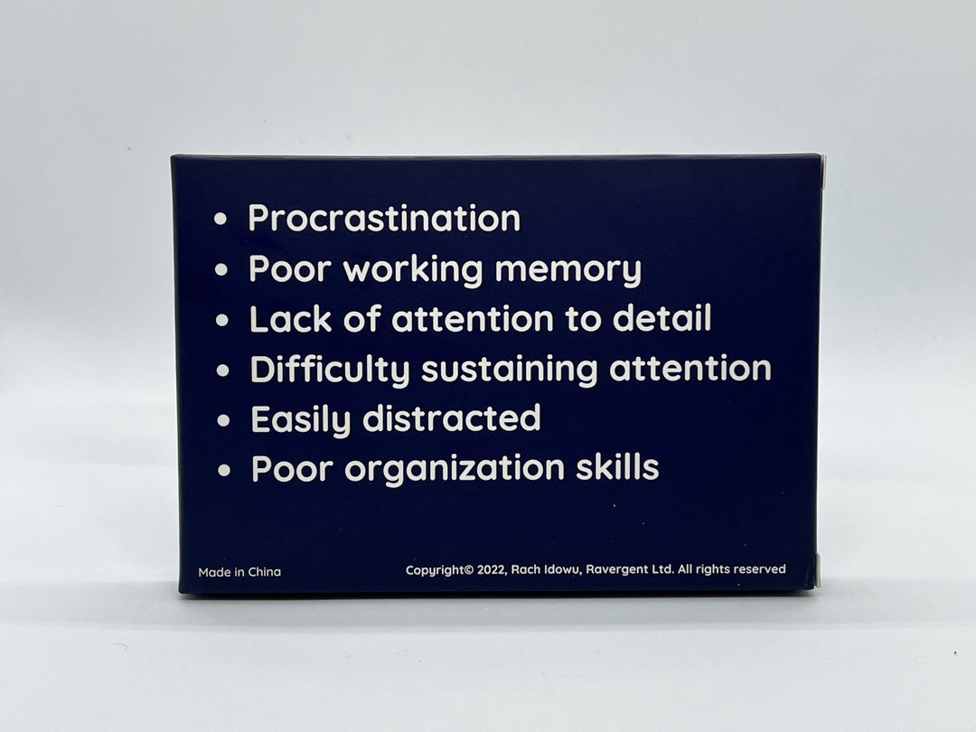 ADHD Inattentive Type traits cards | ADHD Traits